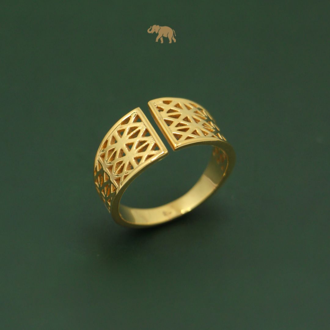 Agra Jali Ring | ARUSHAA AT JANKI Jewellery – thejanki.com