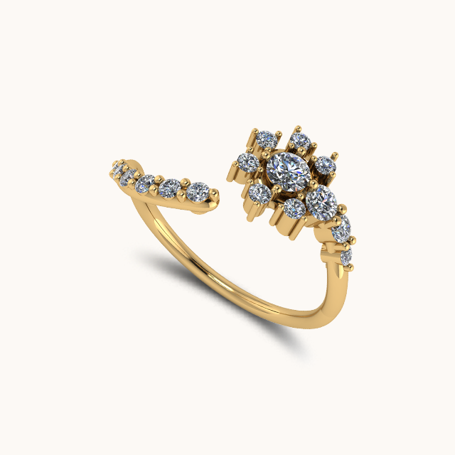 Janki 925 Sterling SilverSymphony Ring| Glamorous – thejanki.com