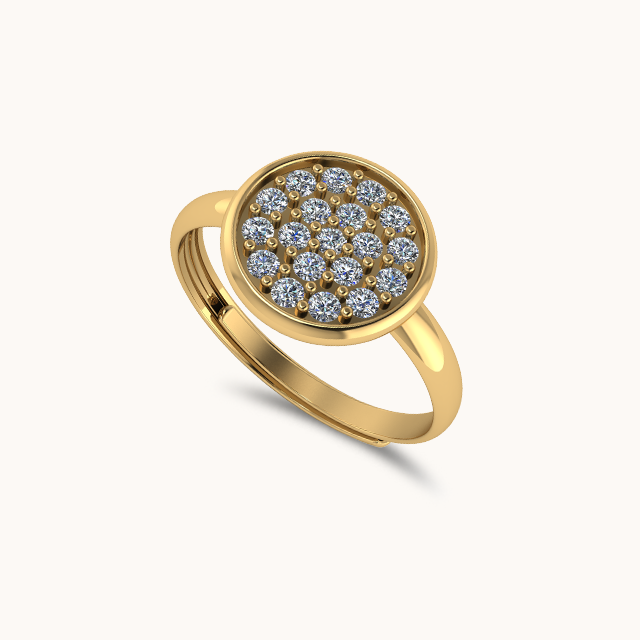 Janki | 925 Sterling Silver Cluster Moon Ring | Daily wear – thejanki.com