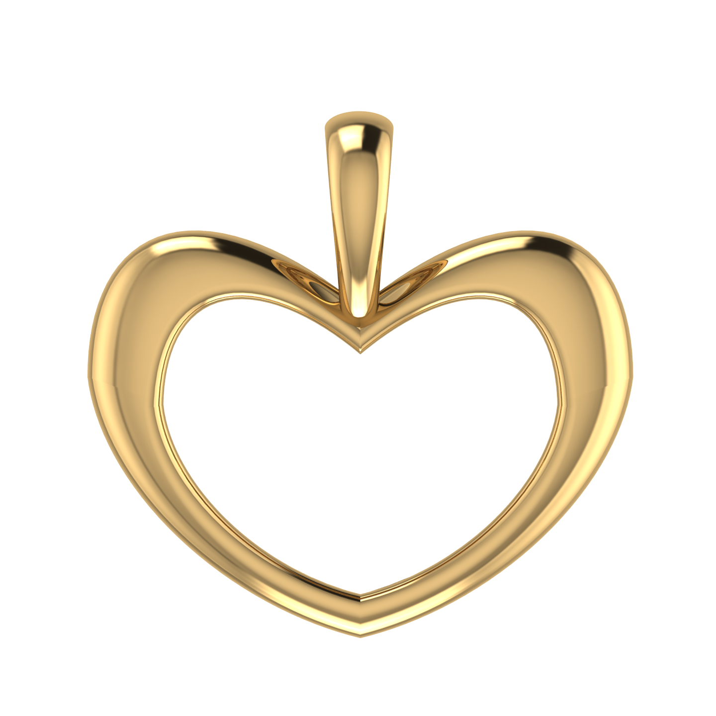 Big Heart Pendant by Arushaa – thejanki.com