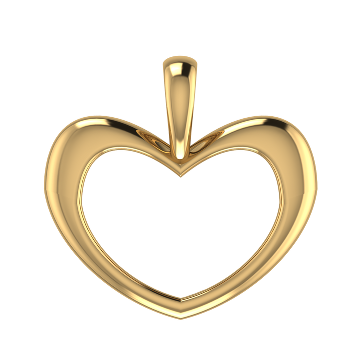 Big Heart Pendant by Arushaa – thejanki.com