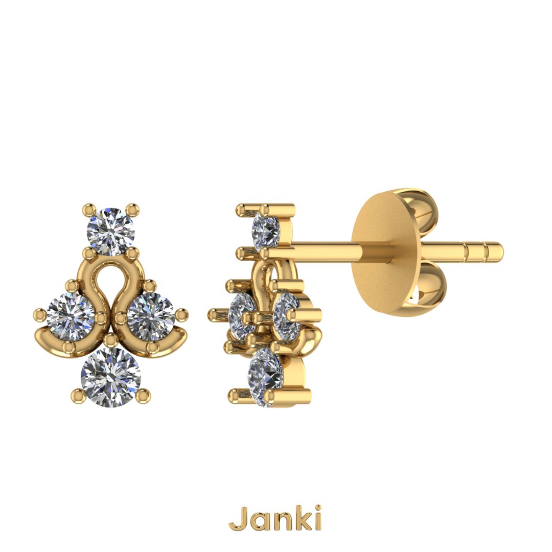 Janki 925 Sterling Traditional Earrings | Unique – thejanki.com